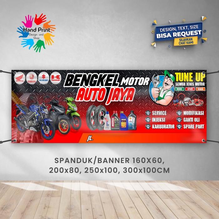Jual SPANDUK BANNER Bengkel Dan Variasi Motor B 300x100 CM | Shopee ...