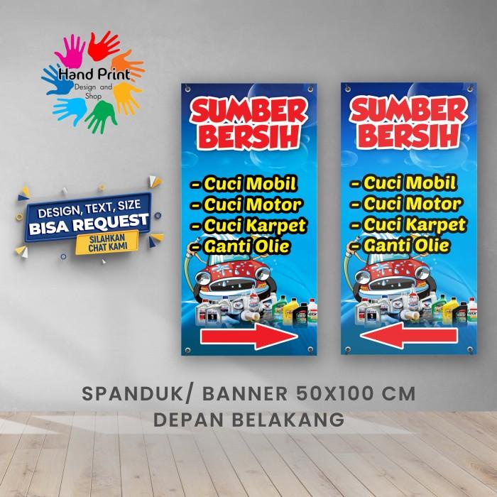 Jual SPANDUK BANNER Steam Cucian Motor Dan Mobil B Satu Pasang | Shopee ...