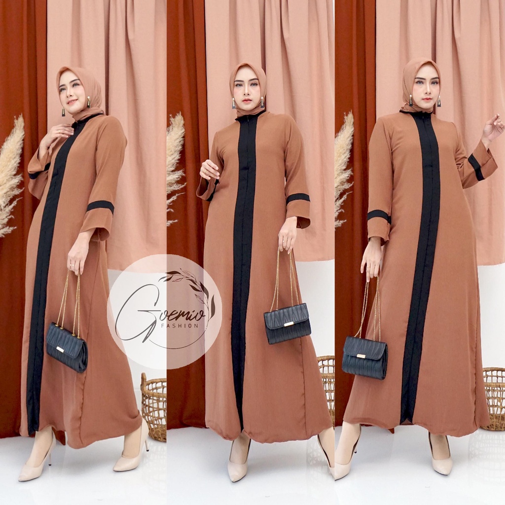 Jual ilook | Lita Maxi Gamis Syar'i Crinkle Muslim Wanita Dress Syari ...