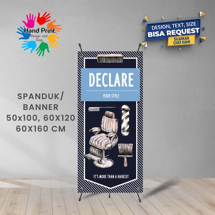 Jual SPANDUK BANNER Barbershop Cukur Pangkas Rambut A 60x160 CM ...