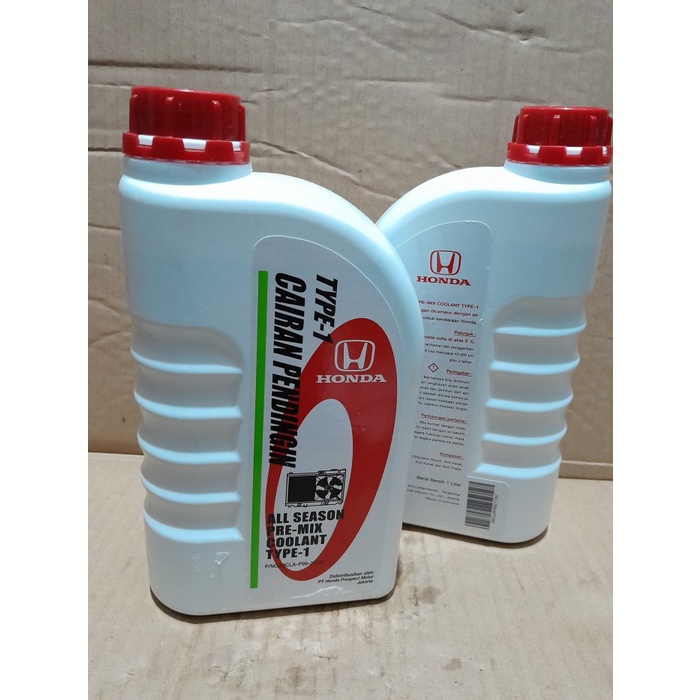 Jual Air Radiator Coolant Cairan Pendingin Radiator Asli Honda 1 Liter ...