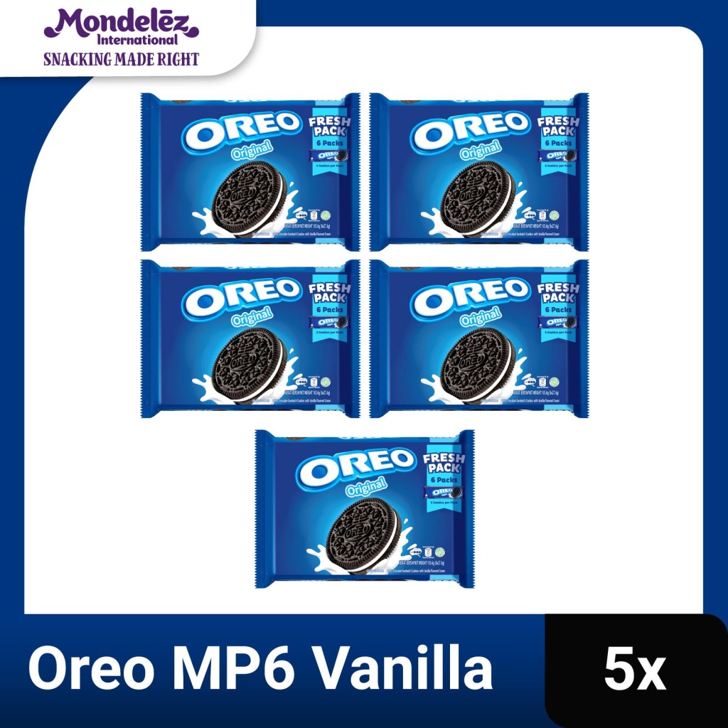 Jual OREO Rasa Original Multipack 6 (165.6g) x5 | Shopee Indonesia