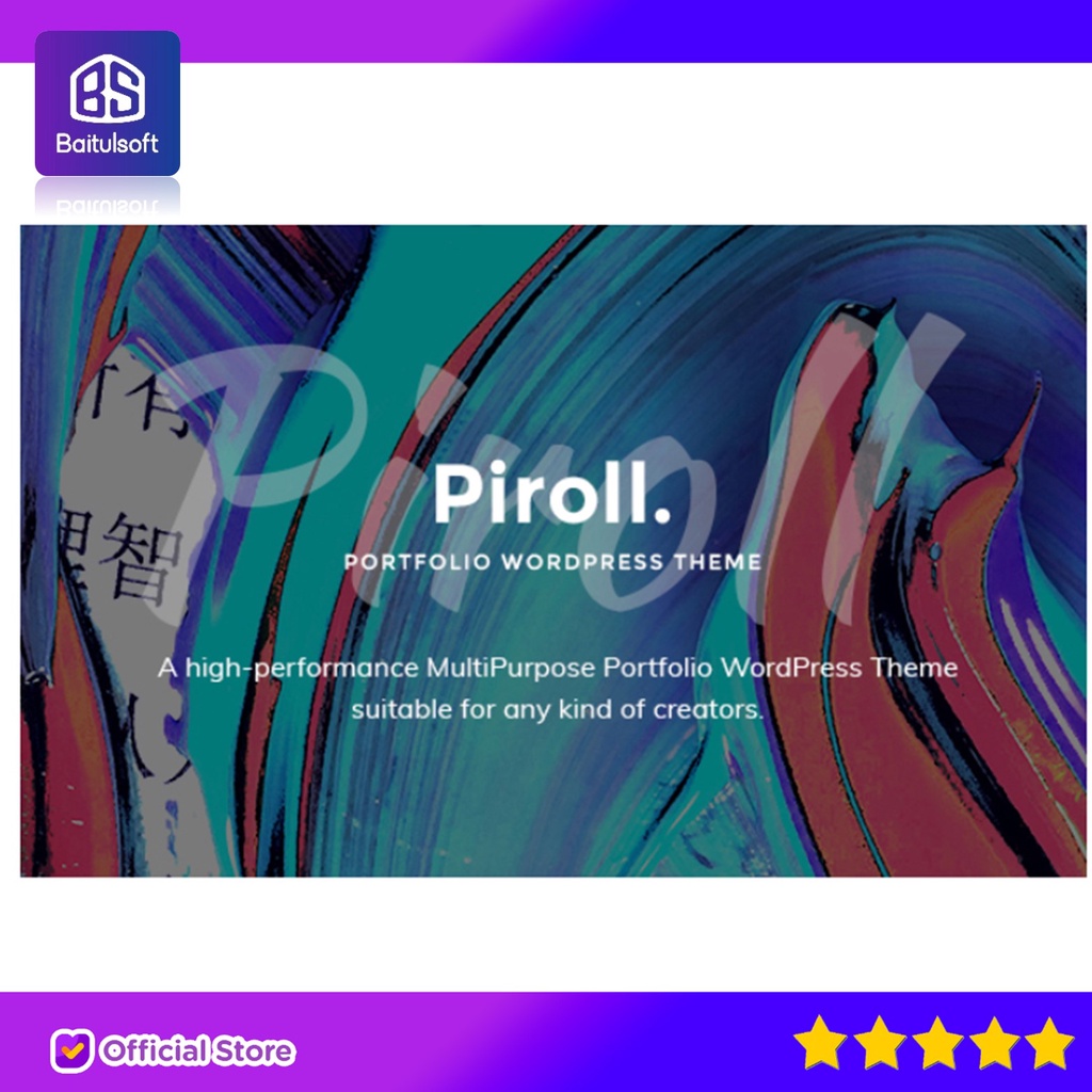 Jual PIROLL - PORTFOLIO WORDPRESS THEME | Shopee Indonesia
