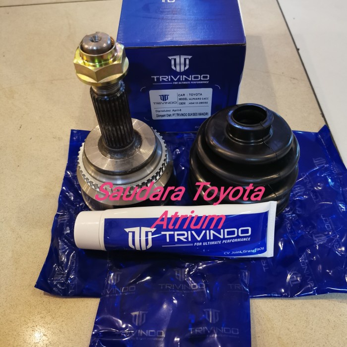 Jual Cv joint as roda drive shaft luar harrier vellfire new alphard 2400cc | Shopee Indonesia