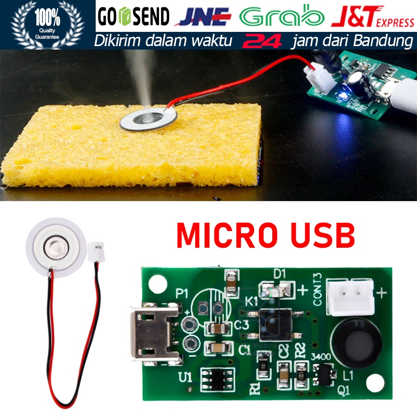 Jual Mist Maker / Ultrasonic Atomizing Transducer / Ceramic Humidifier ...