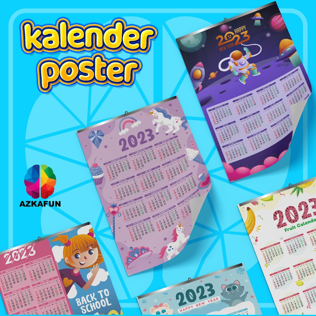 Jual Kalender poster tema anak - Kalender dinding Aesthetic | Shopee ...