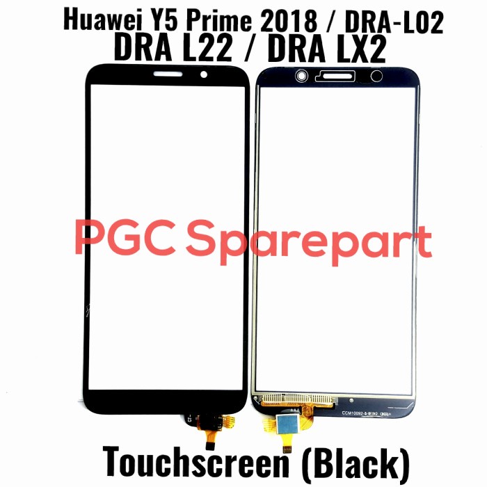 Jual Original Touchscreen Huawei Y5 Prime 2018 DRA-L02 DRA-L22 LX2 ...