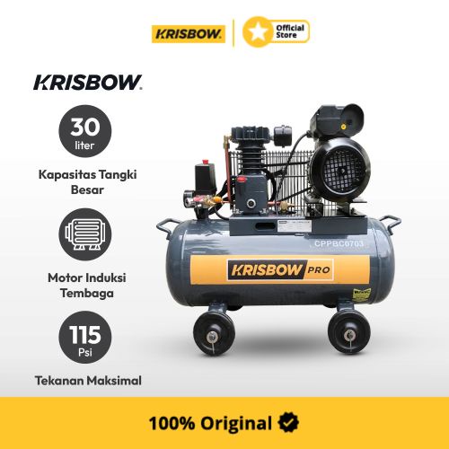 Jual Krisbow Air Compressor Kompresor Angin 3/4Hp 8 Bar Cppbc0703 ...