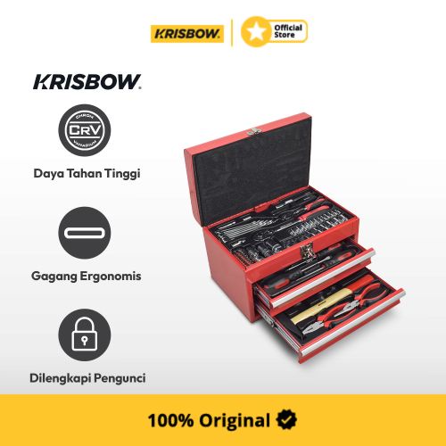 Jual Krisbow Mechanic Tool Kit Set Perkakas Mekanik Advance 69Pcs | Shopee Indonesia
