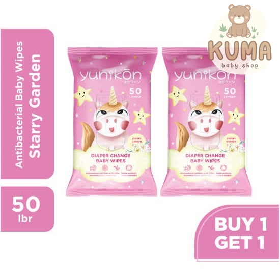 Jual Yunikon Diaper Change Baby Wipes 50s BUY1GET1 Tissue Basah Ganti ...