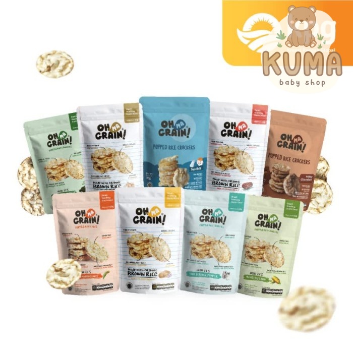 Jual OH MA GRAIN! CRACKERS BERAS 50G | KERIPIK SNACK CEMILAN DIET SEHAT ...
