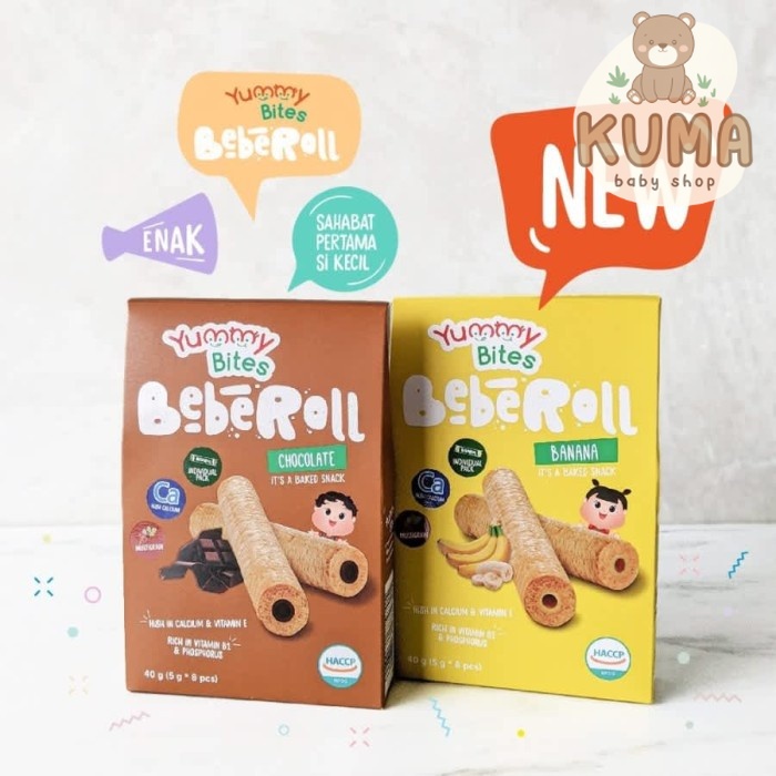 Jual Yummy Bites Beberoll Bebe Roll Snack Bayi | Shopee Indonesia