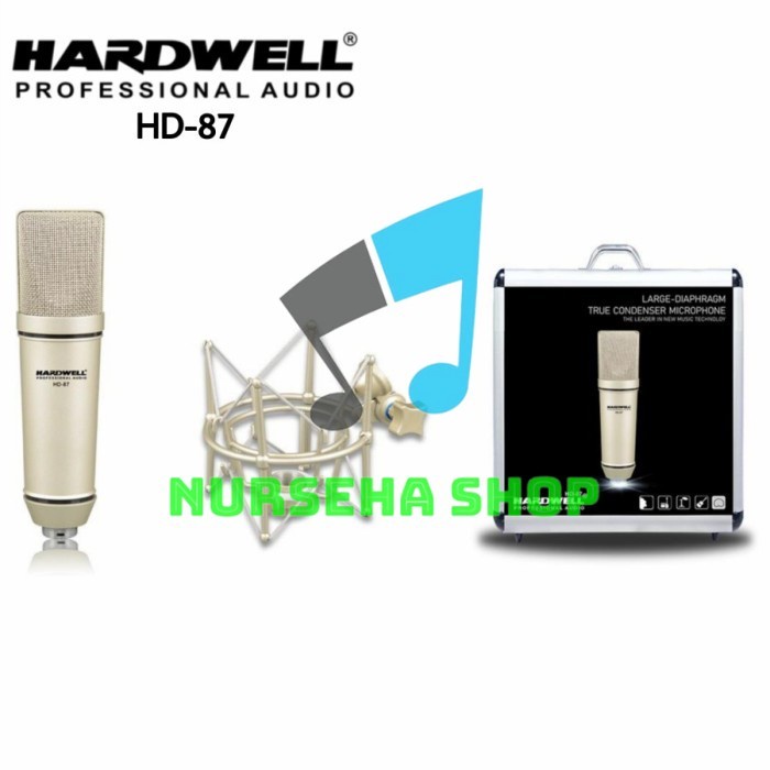 Jual MIC HARDWELL HD 87 MIC CONDENSER HARDWELL HD87 ORIGINAL | Shopee Indonesia