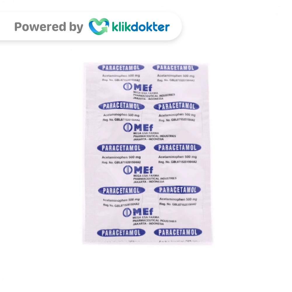 Jual Paracetamol 500mg 10 Tablet Generik | Shopee Indonesia