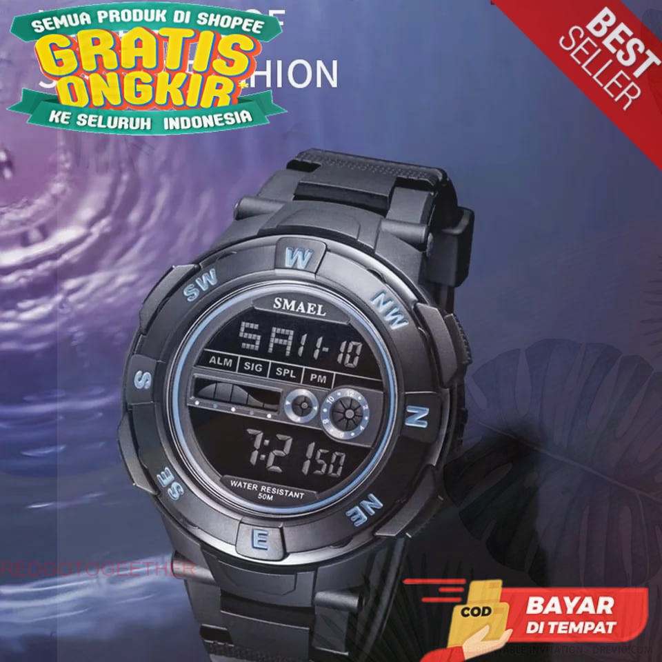 Jual Jam Tangan Mewah Elegan Cowok Sigma Jam Digital Import Keren Olah ...