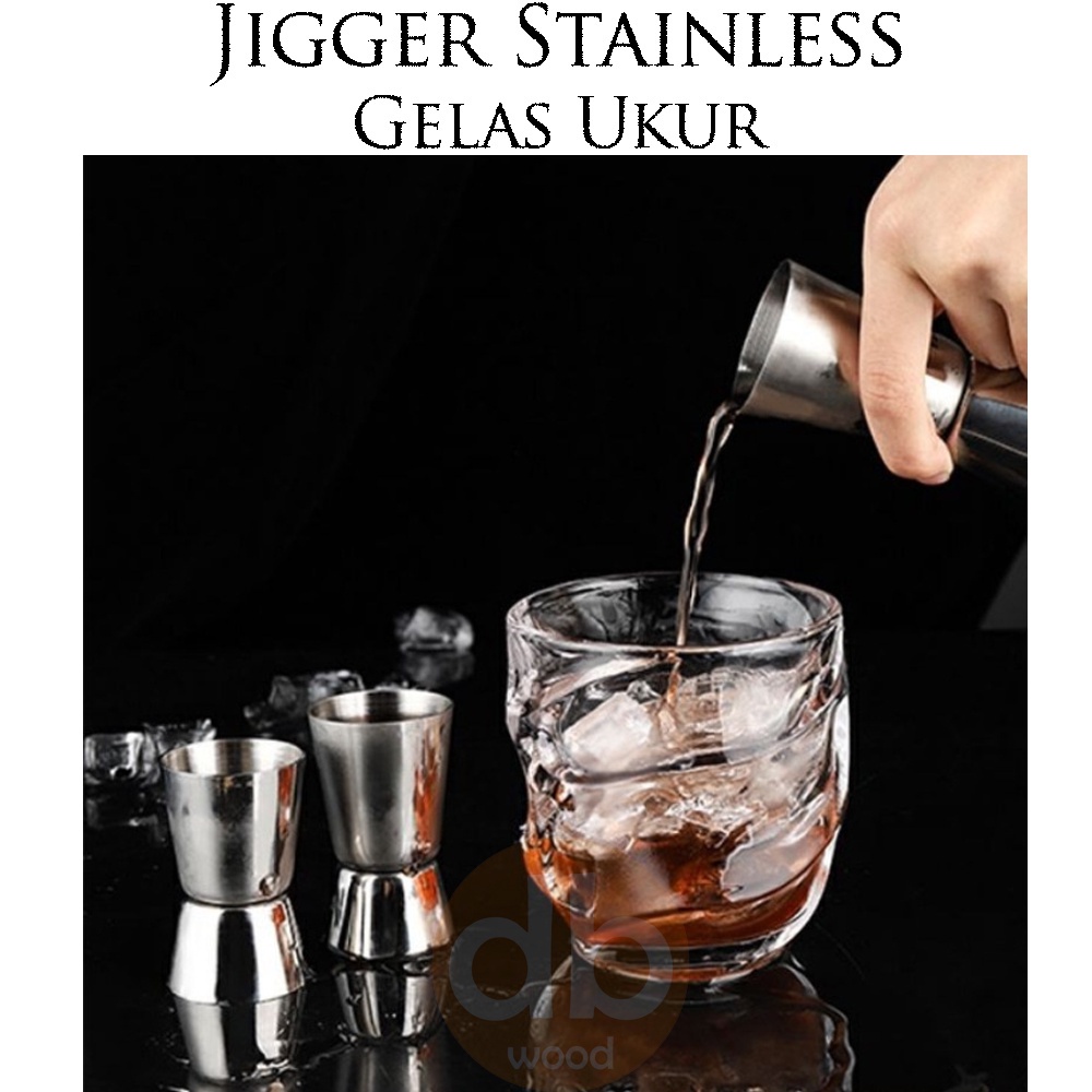 Jual Gelas Ukur Stainless Jigger Stainless Gelas Takar | Shopee Indonesia