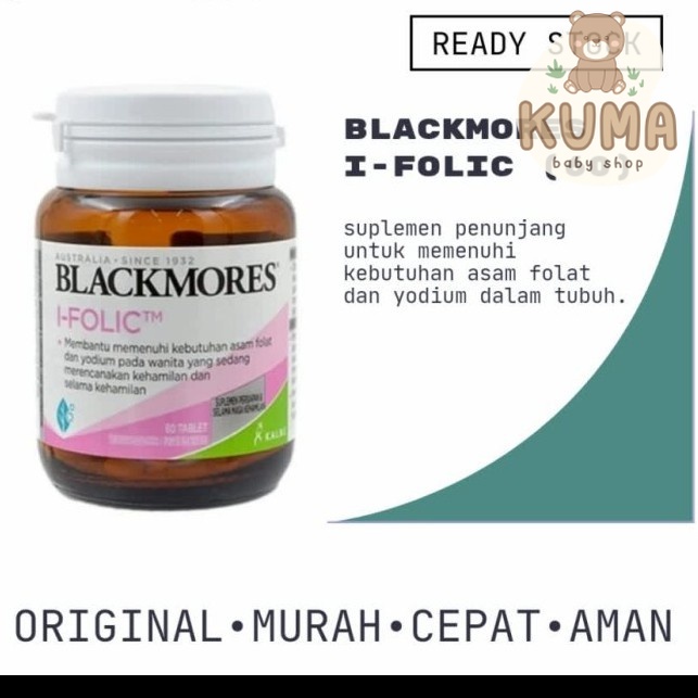 Jual Blackmores I-Folic ifolic 60 Tablet BPOM Kalbe | Shopee Indonesia