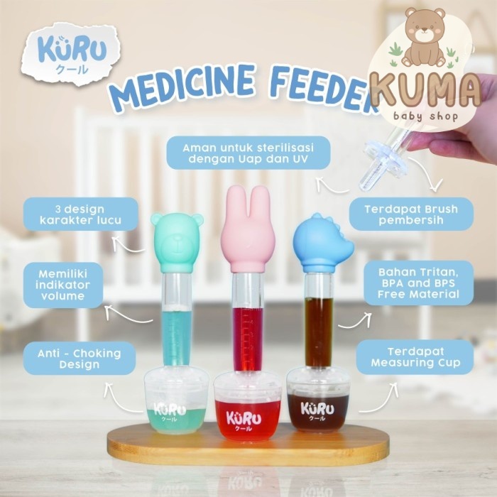Jual KURU Baby Medicine Feeder MF1 | Alat Bantu Minum Obat Susu Pipet ...