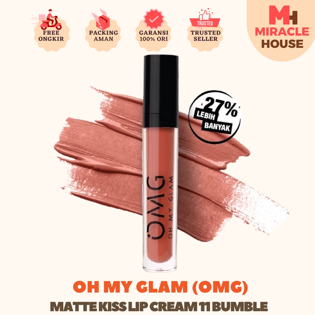 Jual OMG OH MY GLAM Matte Kiss Lip Cream 11 Bumble 3.5 g - Lip Cream ...
