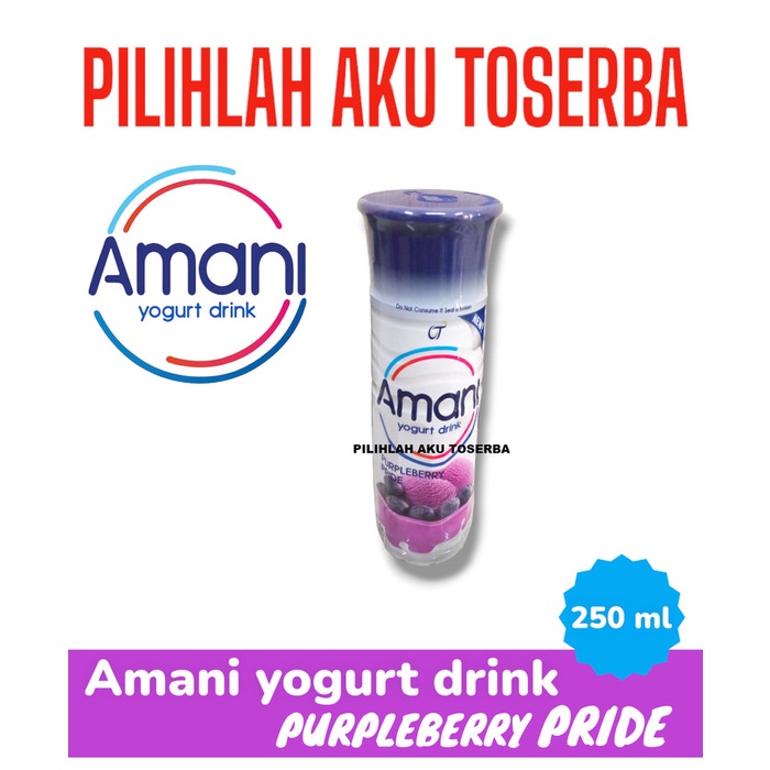 Jual AMANI Yogurt Drink PURPLEBERRY 250 ml - ( HARGA 1 BOTOL ) | Shopee Indonesia