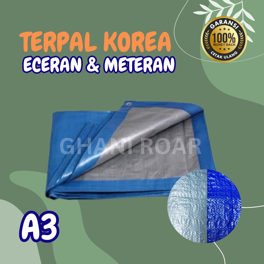 Jual Terpal Korea A3 Plastik Tebal Meteran Lembaran Custom | Shopee Indonesia