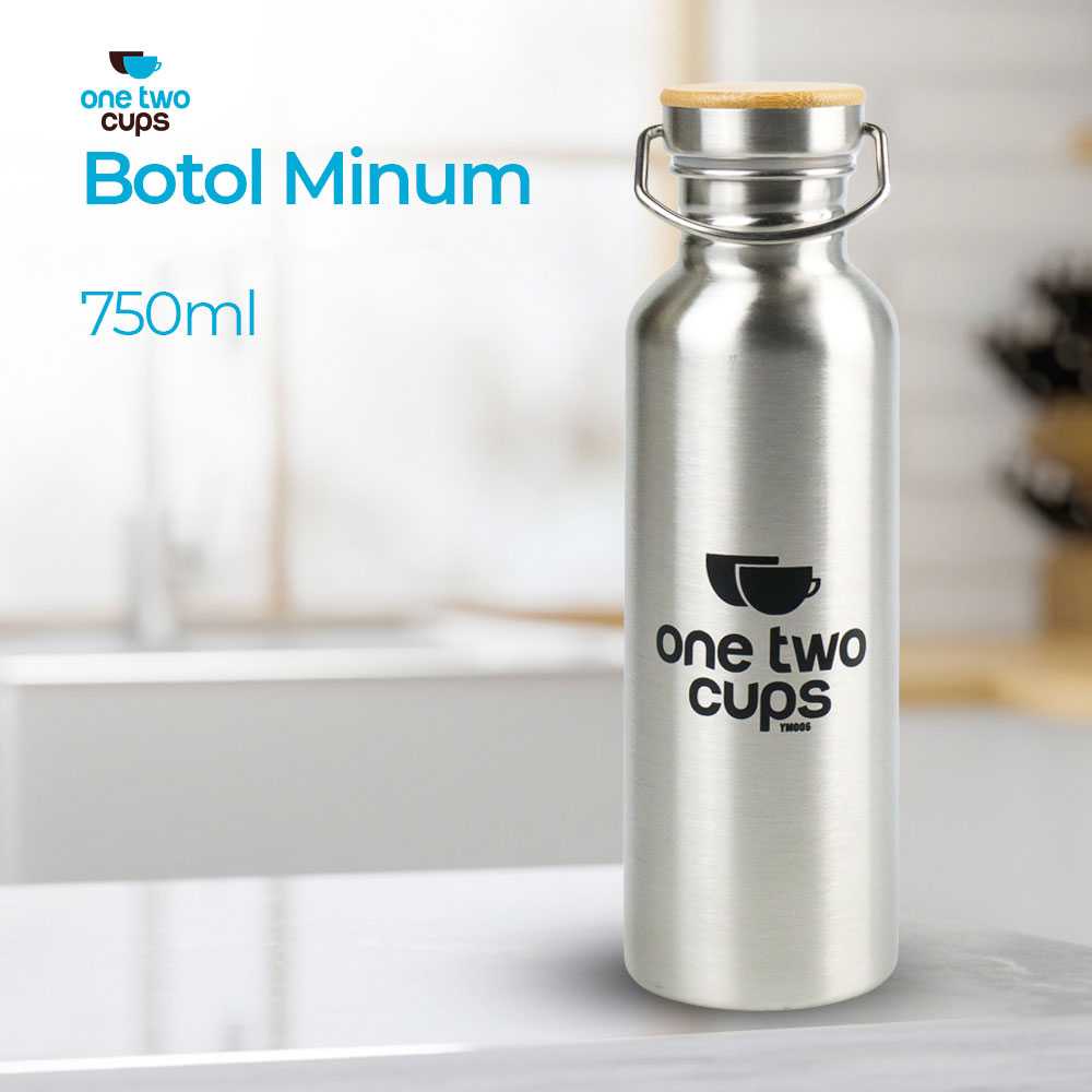 Jual One Two Cups Botol Minum Termos Air Panas Dingin Stainless Steel ...