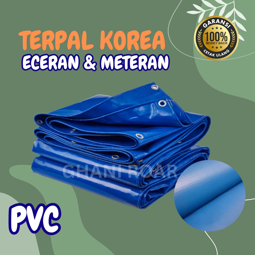 Jual Terpal Korea PVC ORCHID Plastik Tebal Meteran Lembaran Custom ...