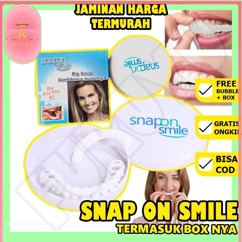 Jual Snap On Smile 100% ORIGINAL Authentic Perawatan Kesehatan Gigi Palsu Renggang Snapon Smile ...
