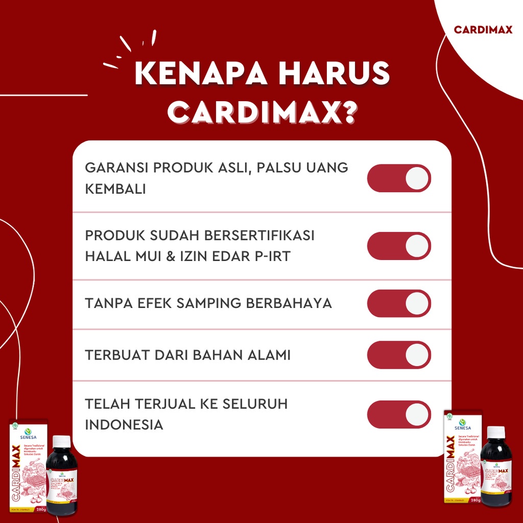 Jual CARDIMAX Solusi melancarkan aliran darah | Shopee Indonesia