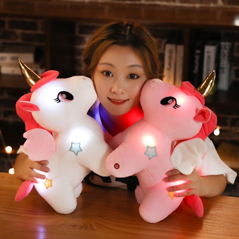 Jual Boneka Unicorn Warna Warni Little Pony LED Kuda Poni Bersayap ...