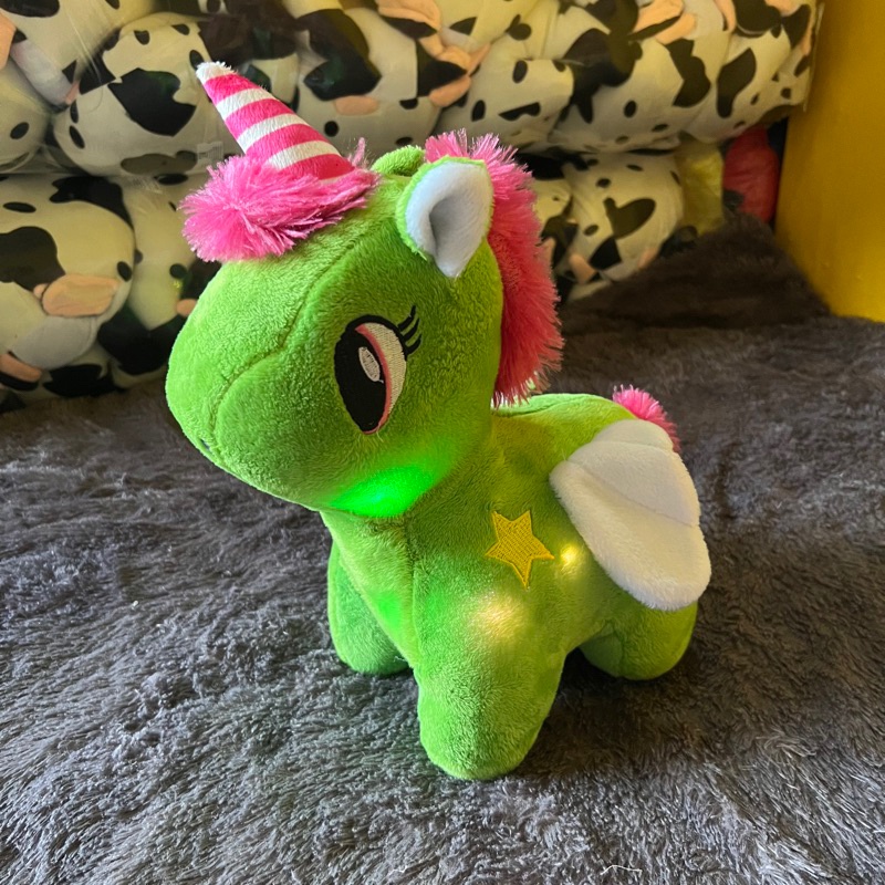 Jual Boneka Unicorn Warna Warni Little Pony LED Kuda Poni Bersayap ...