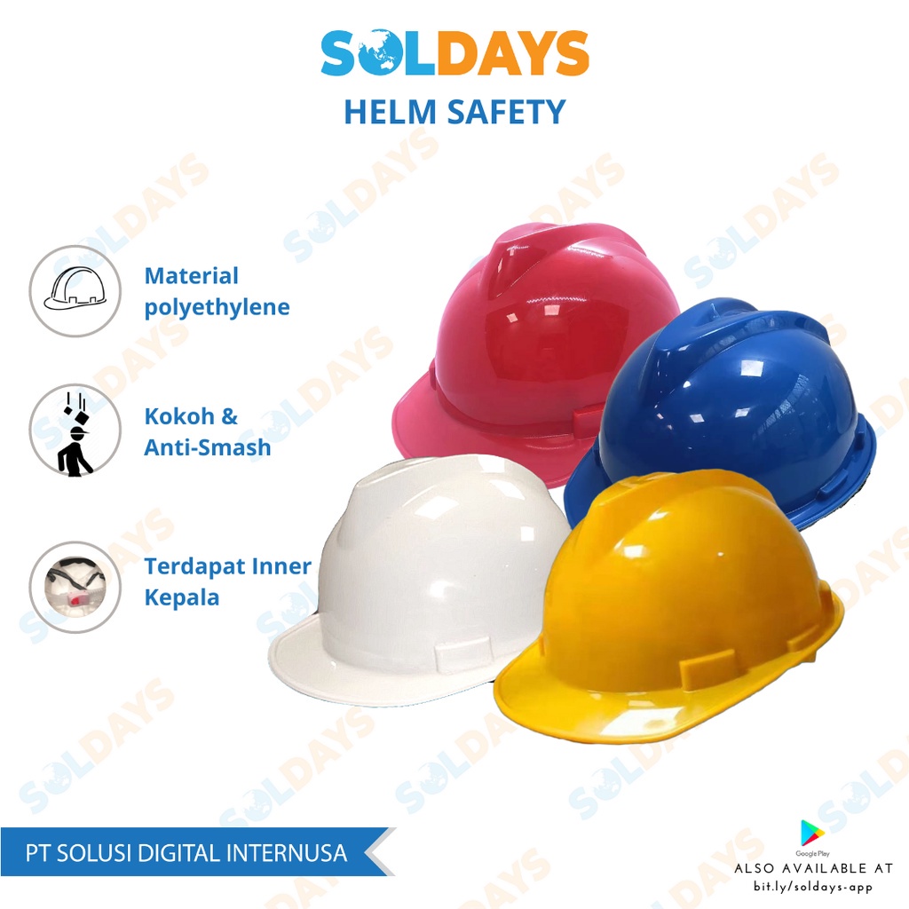 Jual Helm Proyek (include inner ring) / Safety Helmet | Shopee Indonesia