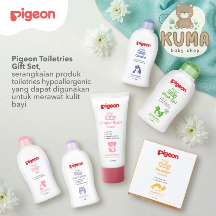 Jual PIGEON Toiletries Gift Set | Paket Perlengkapan Mandi Bayi Hadiah ...