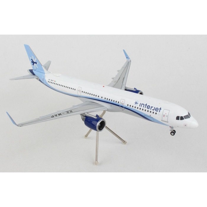 Jual Gemini Jets Interjet A321neo XA-MAP 1/200 Scale Diecast Commercial ...