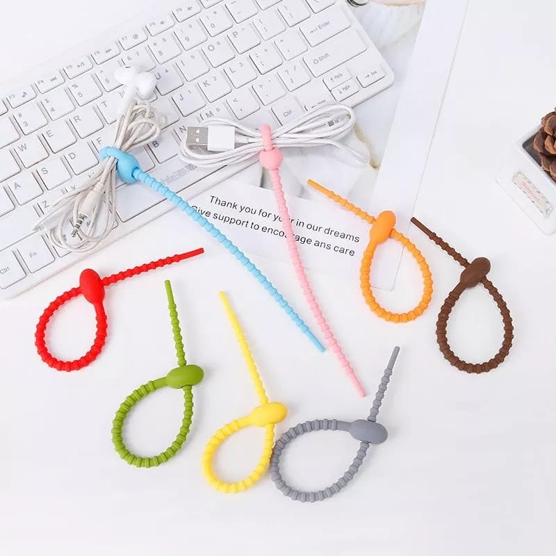 Jual Pengikat kabel headset serbaguna 22cm / Cable management / Kabel ...