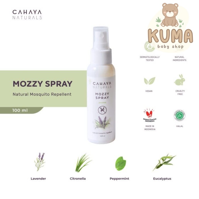 Jual Cahaya Mozzy Spray (Natural Mosquito Repellent) 60 / 100ml ...