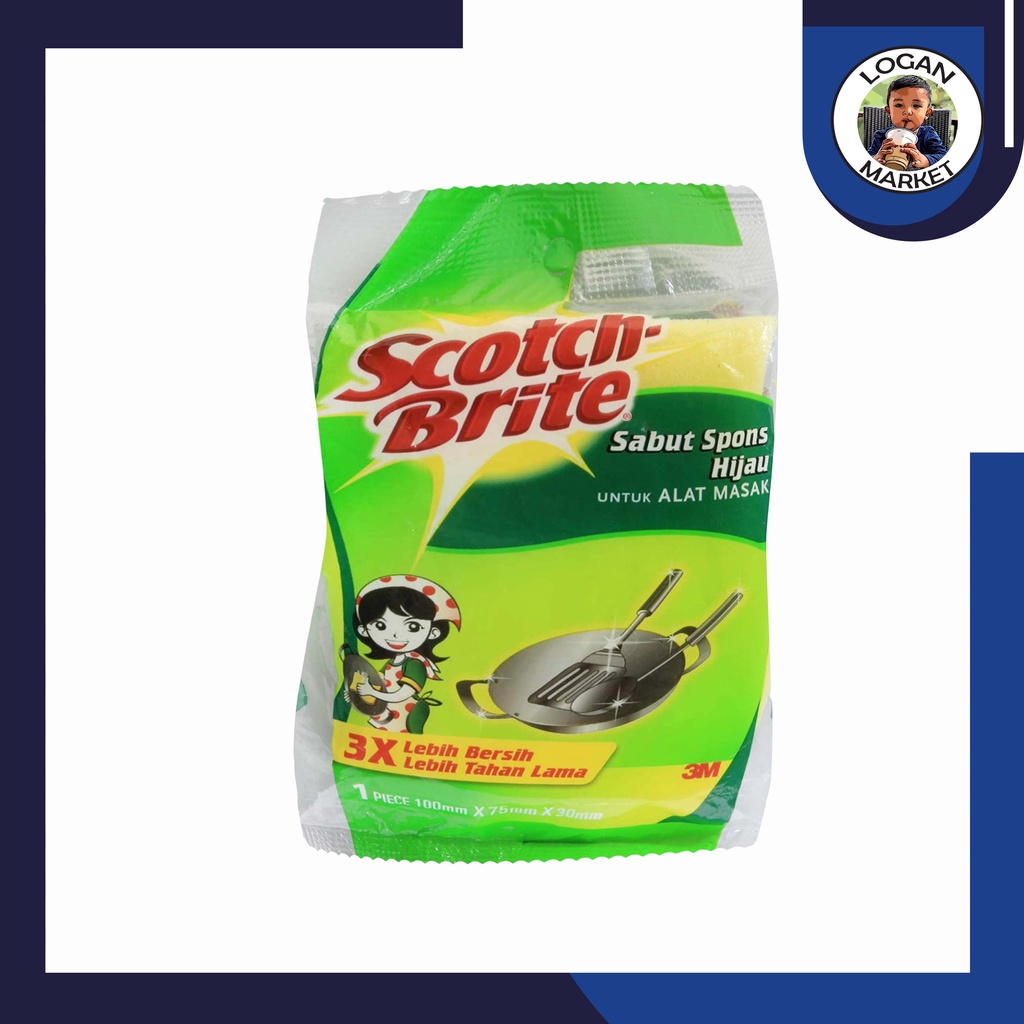 Jual Scotch Brite 3M Spon Spons Sponge Cuci Piring | Shopee Indonesia