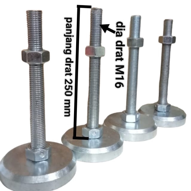 Jual kaki meja Adjuster foot table M16x250 HEAVY DUTY | Shopee Indonesia