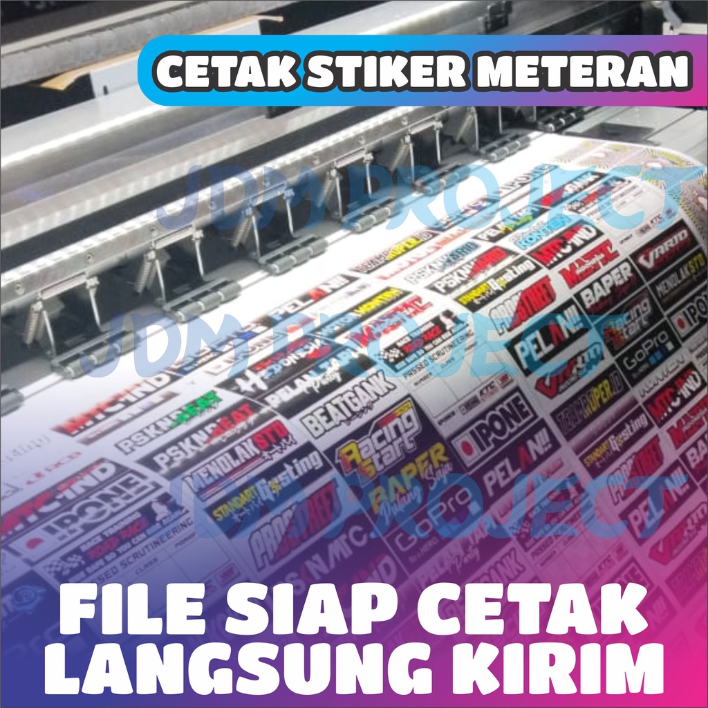 Jual Stiker Meteran Lebar Bahan 1 Meter | Cetak Stiker Ecosolvent ...