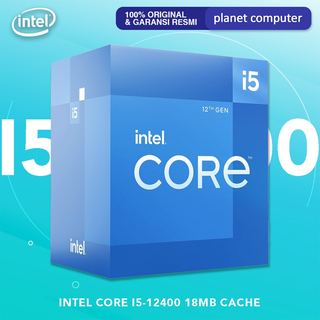 Jual Processor Intel Core I5-12400 Box - Socket LGA1700 Garansi Resmi ...