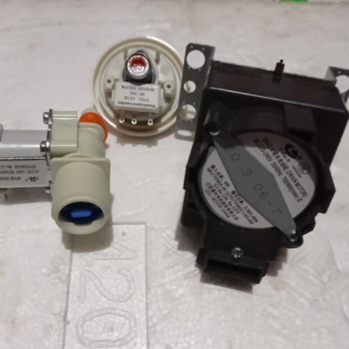 Jual Motor Drian Water Level Selenoid Mesin Cuci top Loading 1 paket ...