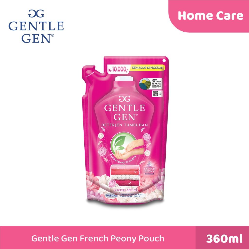 Jual Deterjen Cair Gentle Gen French Peony Pouch | Shopee Indonesia