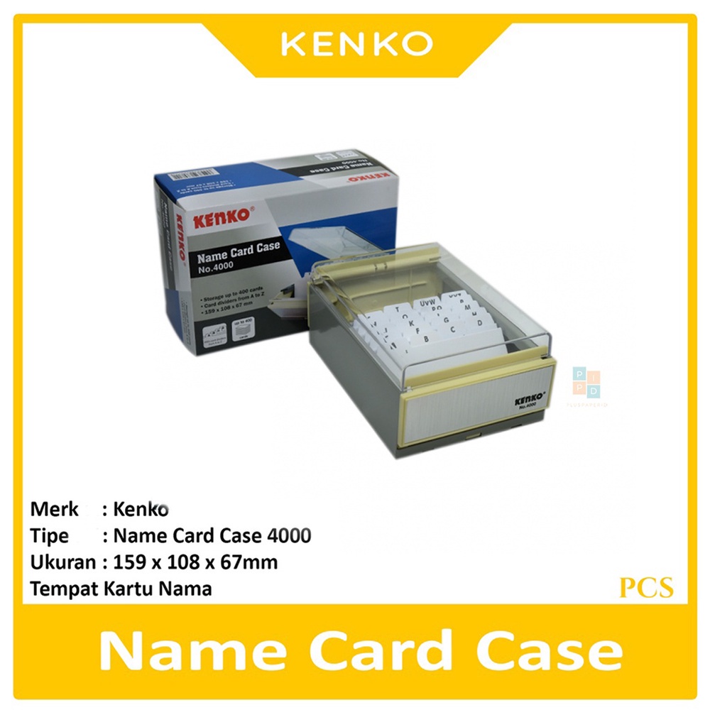 Jual KENKO - Case Name Card No.4000 Tempat Kartu Nama - Pcs | Shopee ...