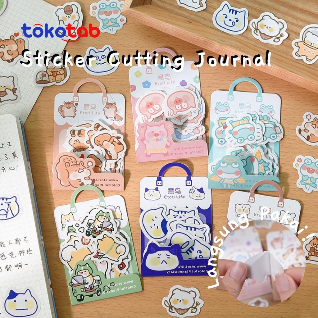 Jual Tokotab - Stiker Diary Sticker Kartun Warna Lucu Stiker Jurnal ...