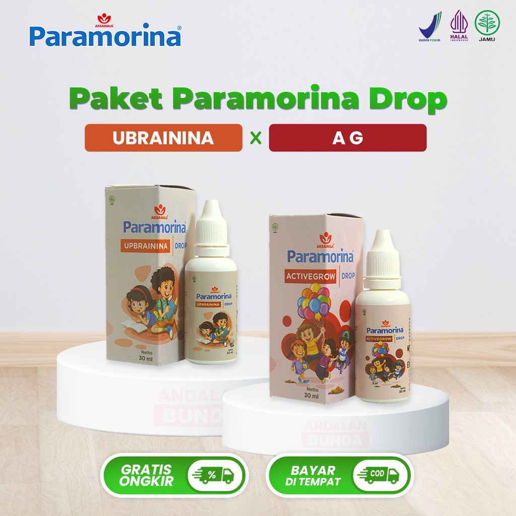 Jual Paket Lengkap Paramorina Drop Upbrainina & Paramorina Drop AG ...
