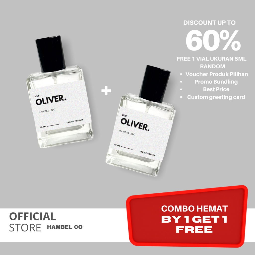 Jual Hambel parfum For Oliver (BUY 1 GET 1 FREE) | Shopee Indonesia