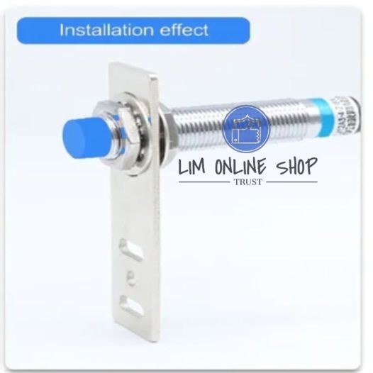 Jual Mounting Bracket LURUS M12 Untuk Dudukan Sensor Proximity | Shopee ...