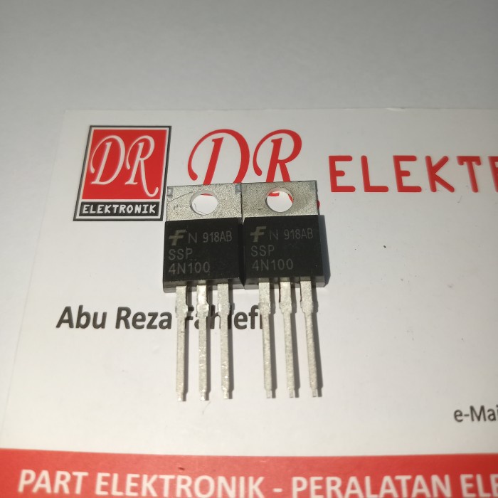 Jual MOSFET 4N100 Power Fet 4A 1000v Transistor 1000volt Mospet Pet Tr ...