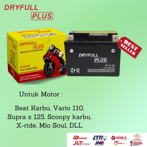 Jual Aki Motor Honda Verza Accu MF GTZ5S AKI DRYFULL DFTZ5S | Shopee ...