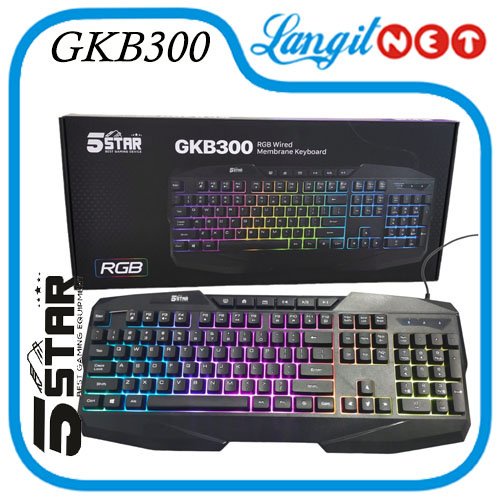Jual WIRED KEYBOARD 5STAR GKB300 RGB | Shopee Indonesia